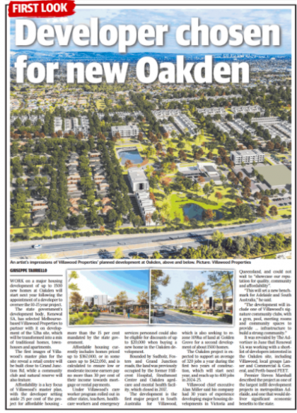 Villawood Storms Into South Australia - Villawood Properties