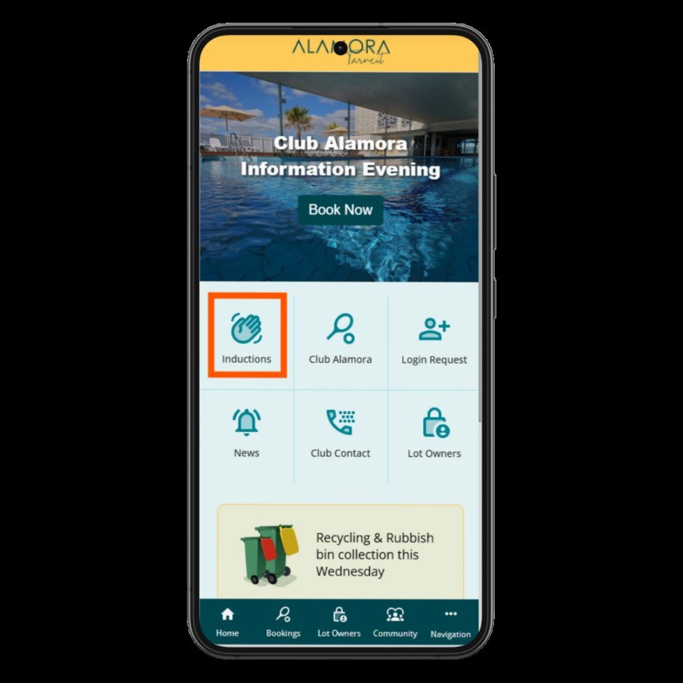 Have you completed your Club Alamora induction? - Villawood Properties